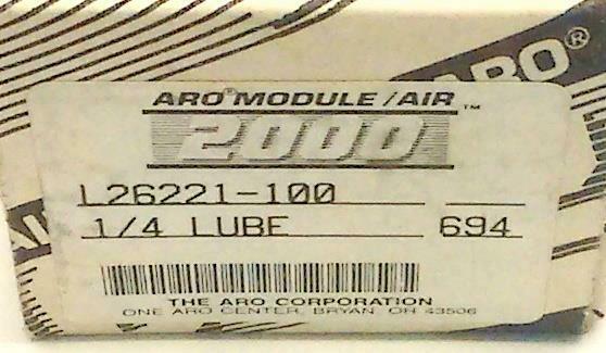 New ARO Ingersoll Rand L26221-100 Pneumatic Air Lubricator 1/4 NPT