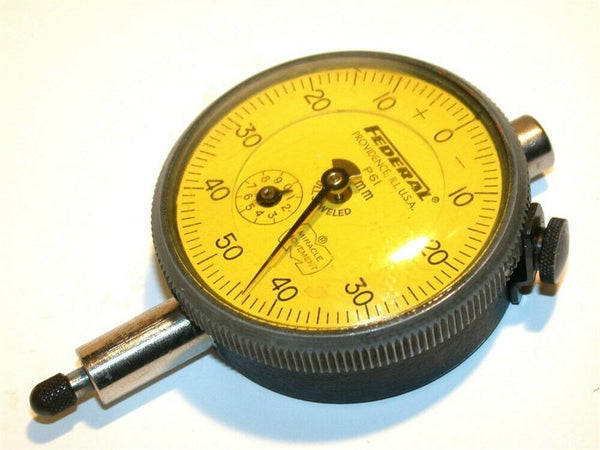 FEDERAL DIAL .01MM INDICATOR MODEL P6I FREE SHIPPING