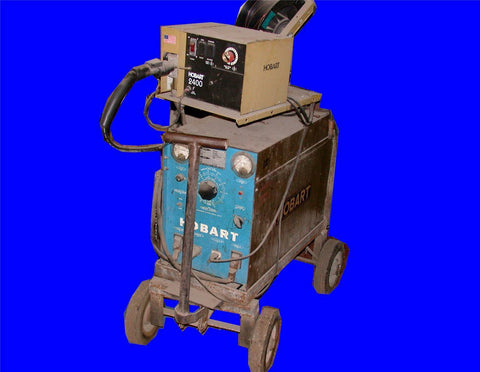 VERY NICE HOBART 200 AMP WELDER MODEL RC-256 WITH 2400 WIRE FEED 230/4