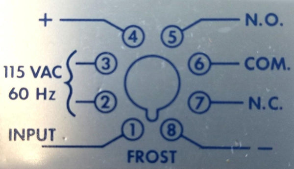 Frost Controls ERA-A3A1-1BM Relay 115VAC 0.002A MD2308 60Hz
