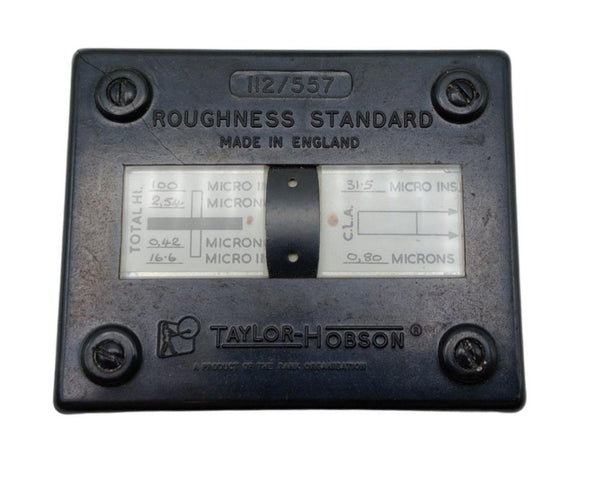 Taylor-Hobson 112/557 Roughness Depth Standard Calibration Gauge