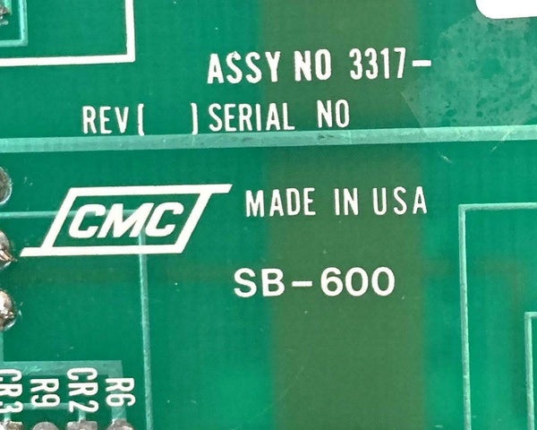 CMC SB-600 Circuit Board Assembly Number 3317