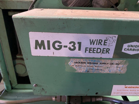 Linde VI-253 Wire Welder Mig Feeder 250A w/ Union Carbide MIG-31 Wire