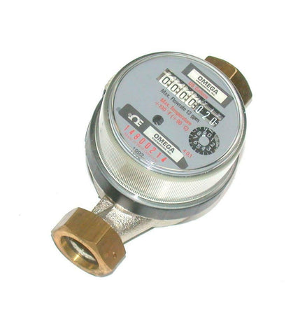 Omega FTB-4005 Water Consumption Totalizer Meter 13 GPM MAX.
