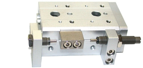 SMC Linear Way Cross Roller Bearing 20mm stroke 16mm Bore Air Slide MX ...