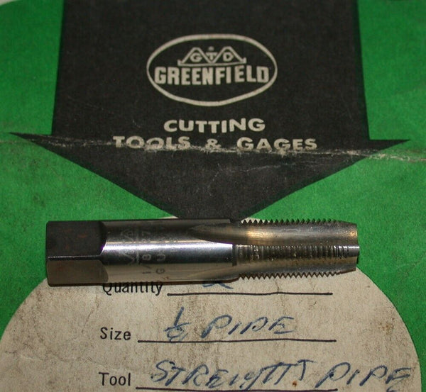 Greenfield 1/8"-27 NPS 4 Flute Taper Pipe Tap New