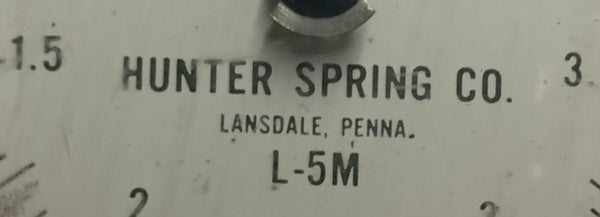 Hunter Spring L-5M Mechanical Force Gauge