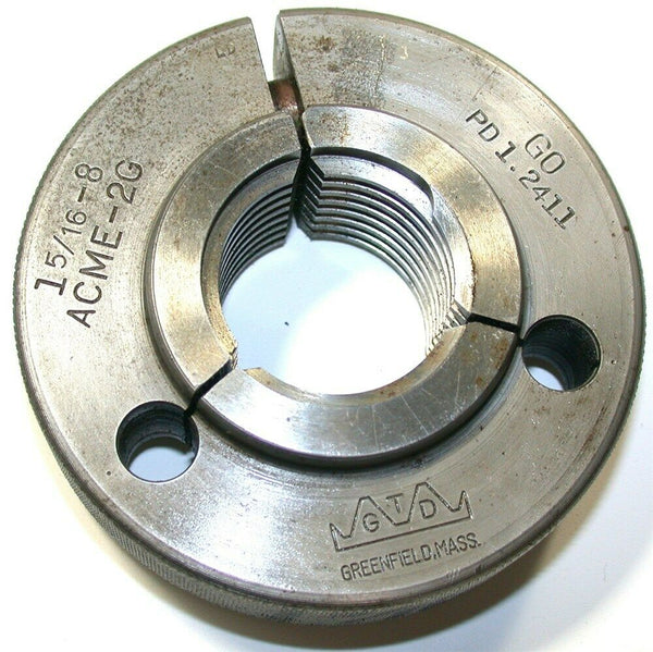 Greenfield 1 5/16"-8 Acme-2G Thread Ring Go Gage