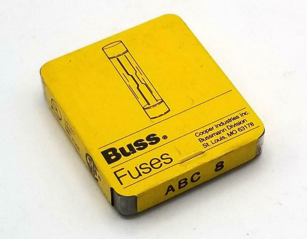 Buss ABC-8 Fuses 8 A 250 V (Box of 5) – Surplus Select