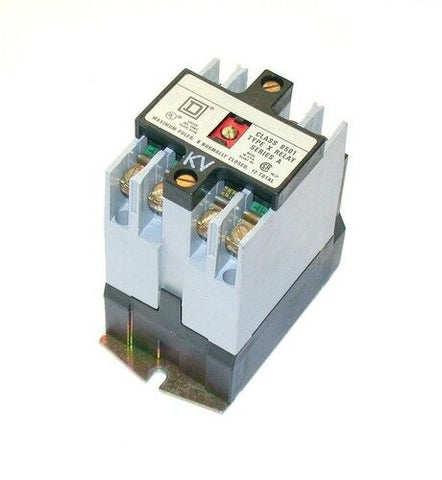 2 SQUARE D CONTROL RELAYS 110/120 VAC MODEL 8301X040