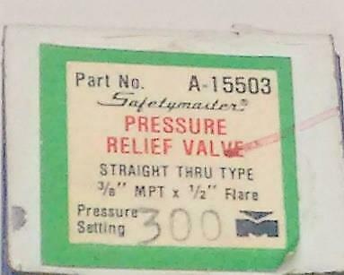 New Streamline A-15503 Brass Pressure Relief Valve 3/8 NPT