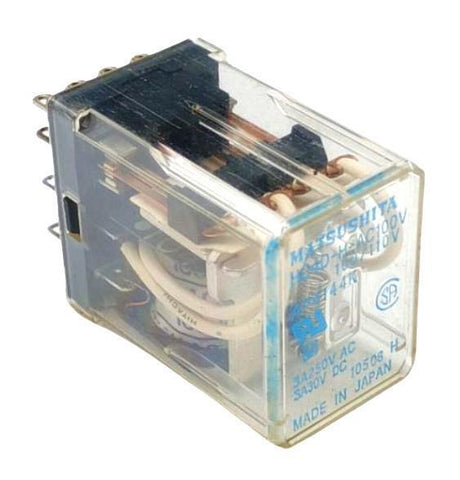 Matsushita HC4D-H-AC100V 14-Pin Plug-In Relay 100/110V 3A250V AC