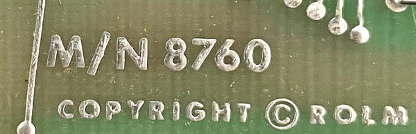 Rolm 87600 2-Channel Serial Device Interface Circuit Board Card 500315