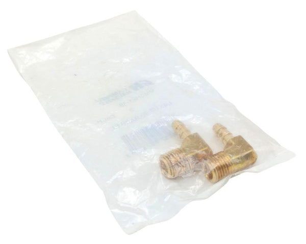 Campbell Hausfeld MMCHE1-4B 1/4 x 1/4 90° Brass Barbed Elbow Fitting