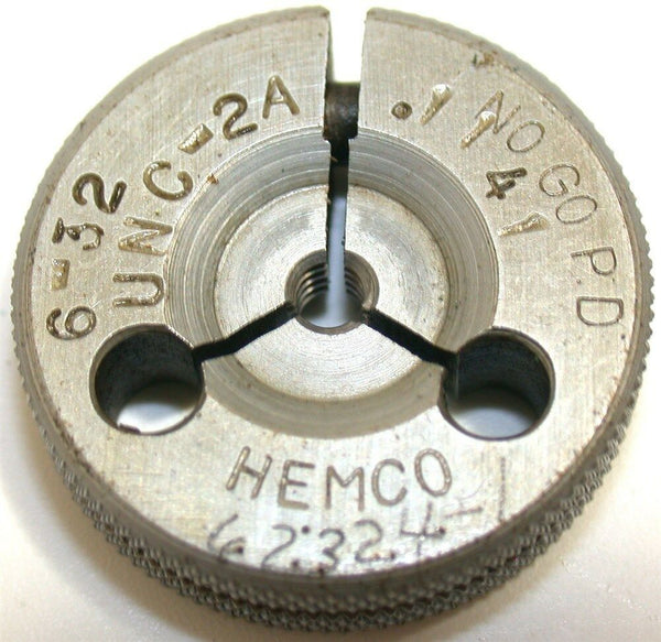 HEMCO NO GO THREAD RING GAGE 6-32 UNC-2A