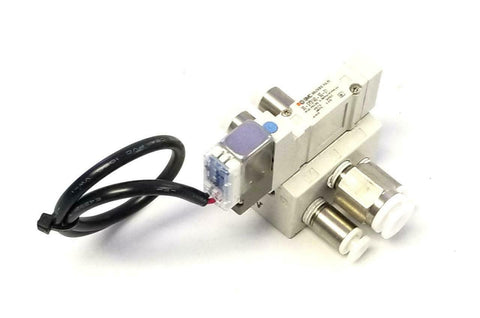 SMC 30-SY3140-5G-01 Solenoid Valve W/ Manifold SY3000-27-1
