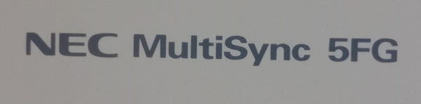 NEC JC-1741UMA Multisync 5FG 17" CRT Monitor Vintage VGA/D-Sub 120V 60