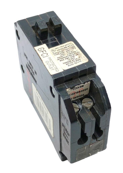 Square D HOMT2020 2-Pole Circuit Breaker 20/20A 120VAC 1 Phase Plug-In