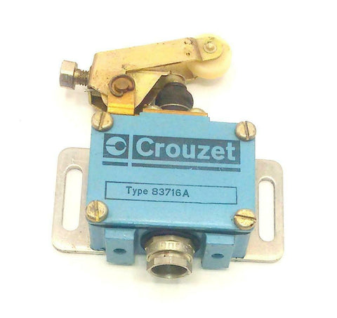 Crouzet 83716A Adjustable Roller Limit W/Mounting Brackets Switch 10 A