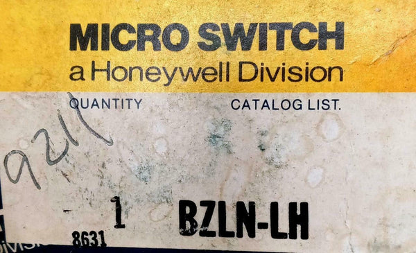 Honeywell Micro Switch BZLN-LH Limit Switch