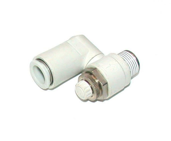 SMC AS3301F OFFSET FLOW CONTROL VALVE 3/8 NPT 12 MM AIRLINE