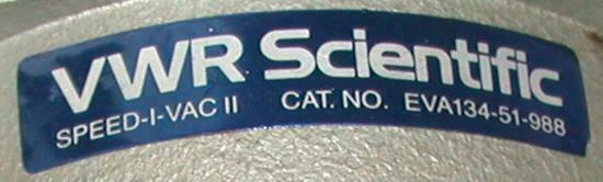 VWR Scientific EVA134-51-988 SPEED-I-VAC II Pump Motor Assembly