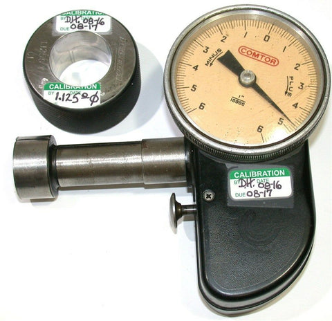 COMTORGAGE .0001" BORE GAGE 1.125" W/MASTER CALIBRATED CM2