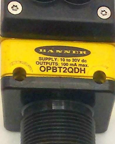 Banner OPBT2QDH OSBFX Fiber Optic Amplifier W/Power Block 10-30 VDC