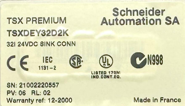 Schneider TSXDEY32D2K Digital Input Module – Surplus Select
