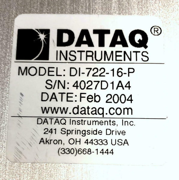 DATAQ Instruments DI-722-16-P 32-Channel Printer Port Data Acquisition ...