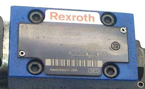 Rexroth R900561274 4WE 6 D62/EG24N9K4 Hydraulic Solenoid Valve W/Manif