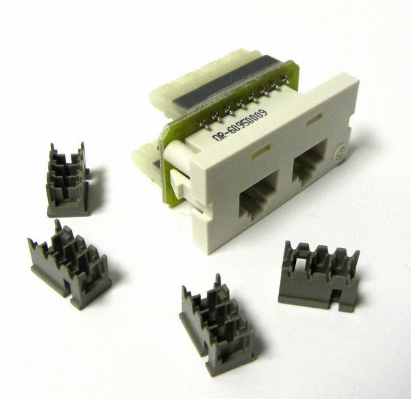 NEW ORTRONICS OR-60950009 SERIES 2 MODULE 2/8P8C CAT5E UNKEYED 568B FO