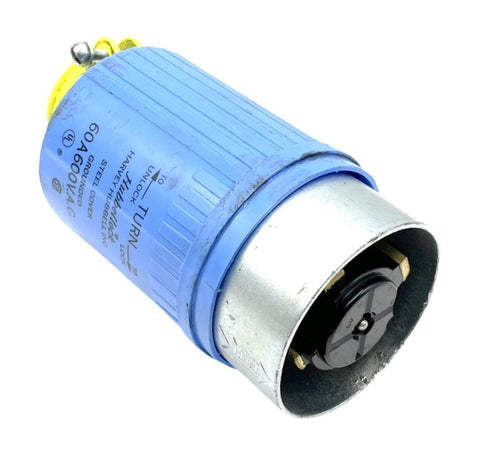 Hubbell HBL26519 Hubbellock Locking Plug 60A 600VAC 4 Pole 5 Wire Grou
