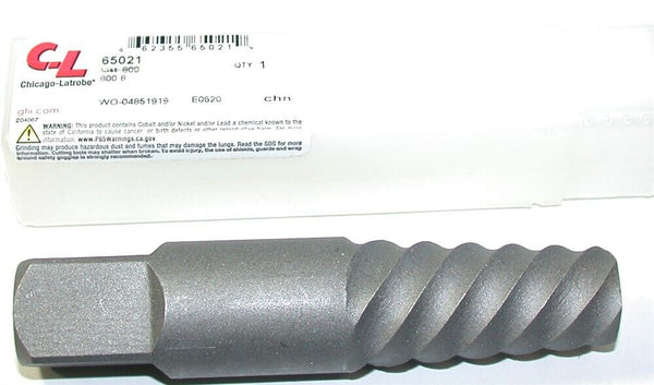 Chicago Latrobe Spiral Flute Screw Extractor 65021 NIB