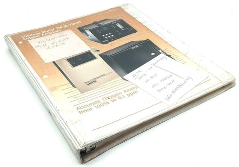Ametek Thermox Model TM-1B/TM-2B Oxygen Analysers Instruction Manual