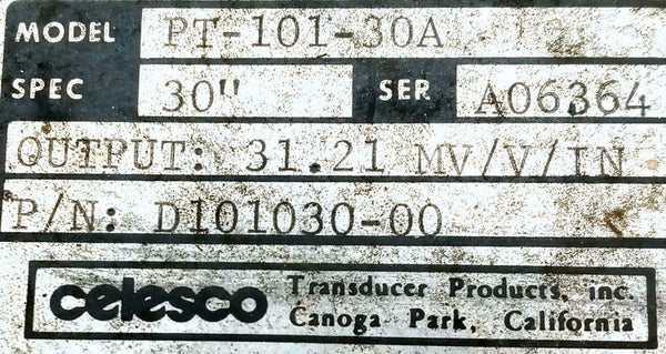 Celesco PT-101-30A Position Transducer 30" Wire – Surplus Select