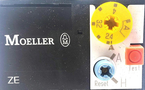 Moeller ZE-4 Overload Relay 2.4-4.0A 240-600VAC AC-15 Uimp-6000V 326-8