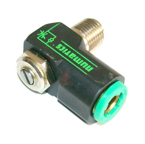 5 NEW NUMATICS 3/8" FLOW CONTROL VALVES 1/4" NPT (5 AVAILABLE)