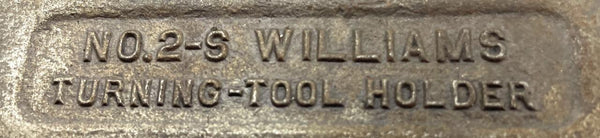 J.H. Williams No. 2-S Metal Lathe Turning Tool Holder 7" OAL