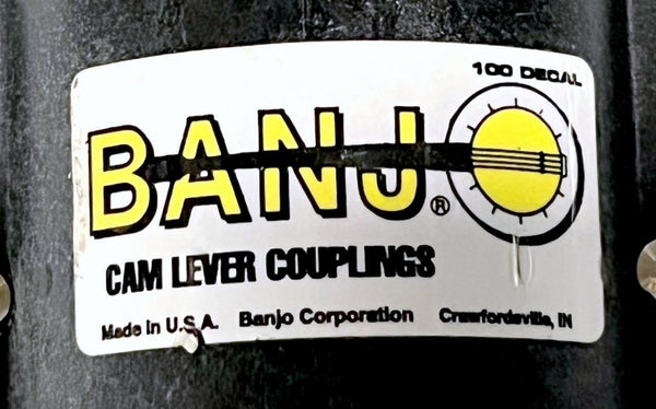 Banjo 100C Polypropylene Cam Lever Coupling 1"