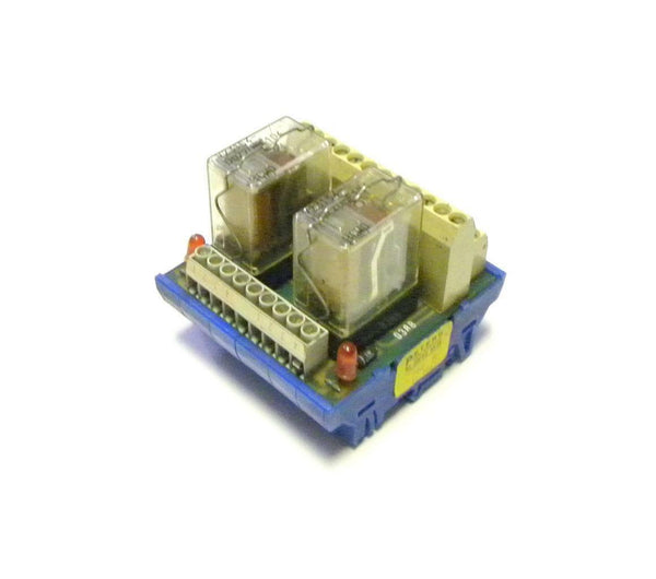 PETERS INDU-ELEKTRONIC PRU 2L 16.1061 DIN RAIL MOUNT RELAY MODULE