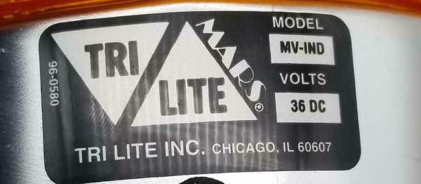 Mars MV-IND Tri-Lite Amber Beacon Light 36 VDC