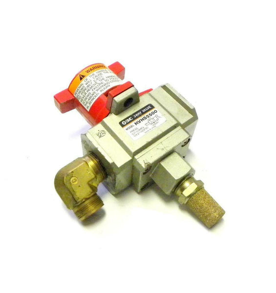 SMC NVHS5500 3-WAY SHUTOFF VALVE 1/2 NPT 145 PSI