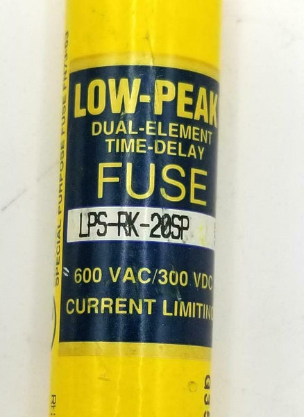 Bussmann LPS-RK-20SP Dual Element Time Delay Fuse 20 A