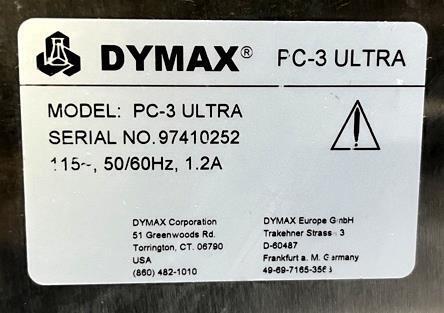 Dymax PC-3 Ultra High Intensity UV/Visible Light Curing Spot Lamp W/ L