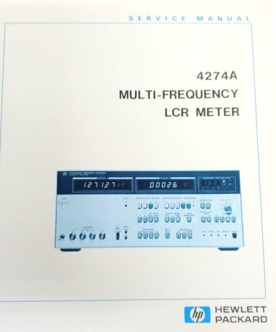 HP 4274A Multi-Frequency LCR Meter Operating & Service Manuals