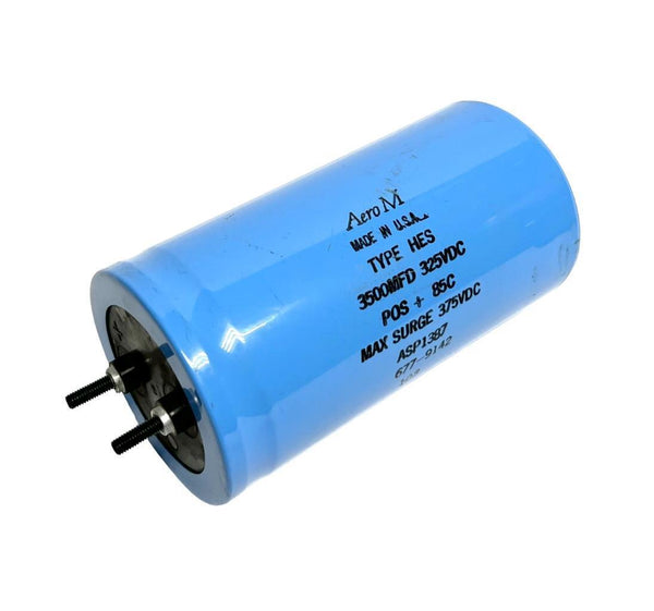 Aero M Type HES Capacitor 3500 MFD 325 VDC Max Surge 375 VDC ASP1387