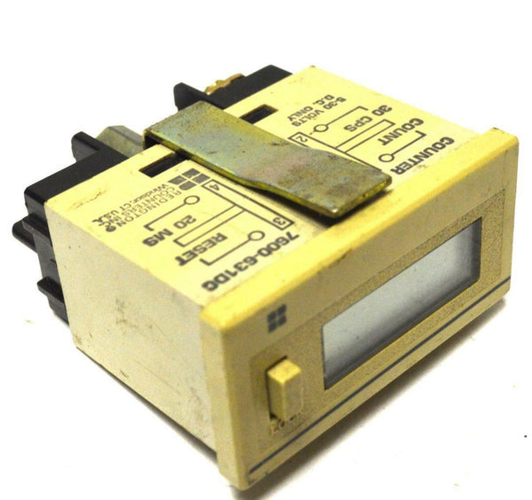 REDINGTON 7600-631DC PANEL MOUNT COUNTER 5-30 VOLTS DC