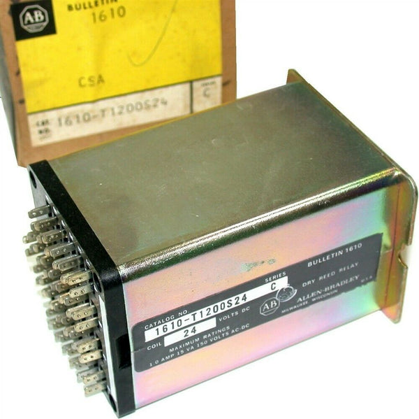 Up to 11 New Allen-Bradley Dry Reed Relays 1610-T1200S24