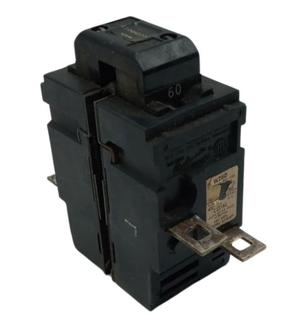 ITE W260 2 Pole Pushmatic Circuit Breaker 60A 120/240VAC